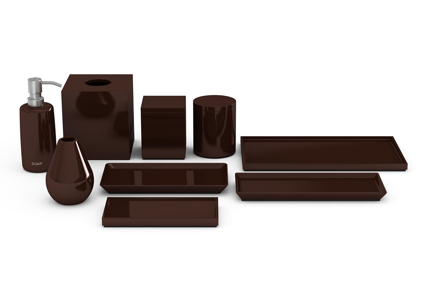 Classic Resin Guest Bathroom Accessories | Via Motif