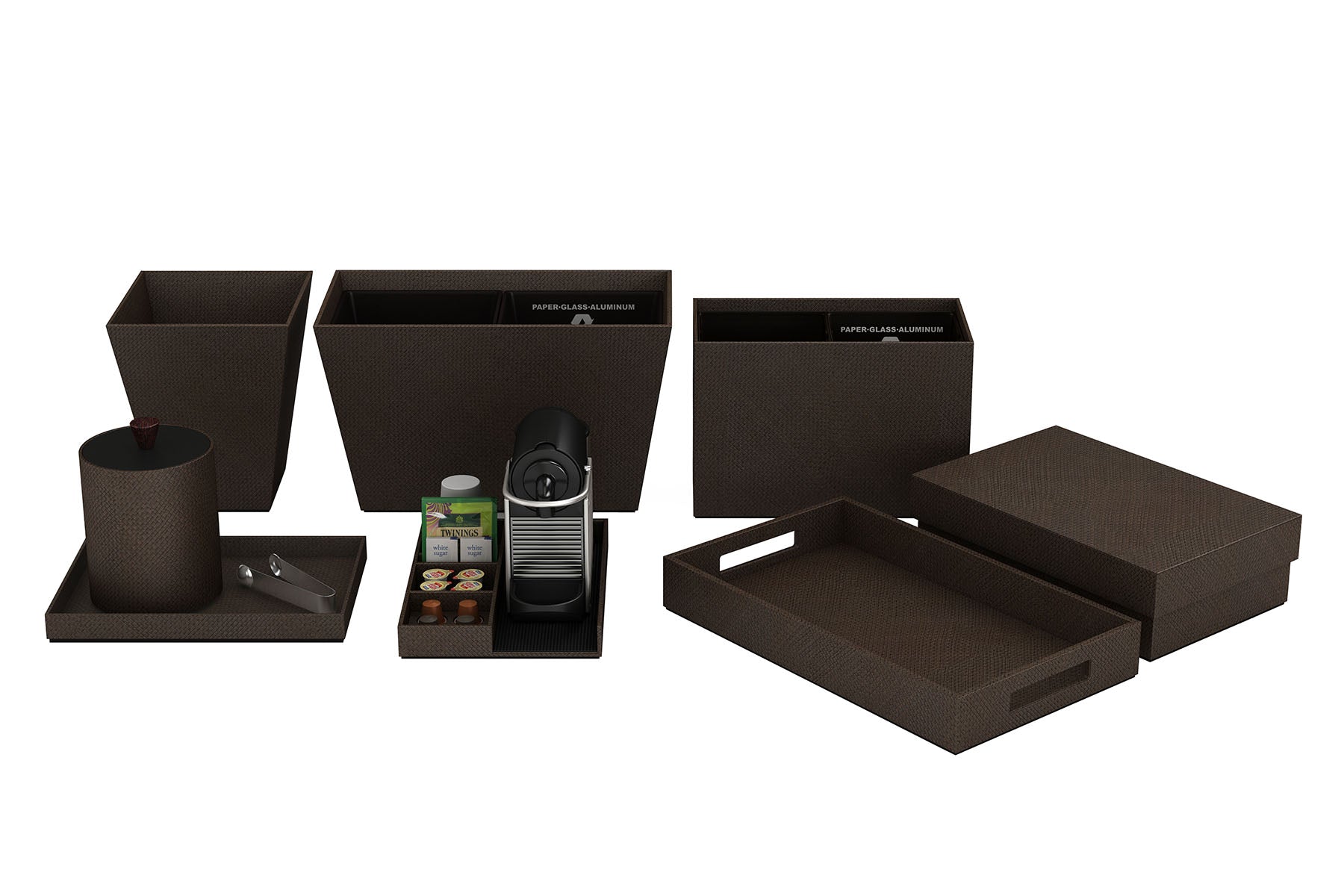 Java Pandan with Wood Trim Room Accessories | Via Motif