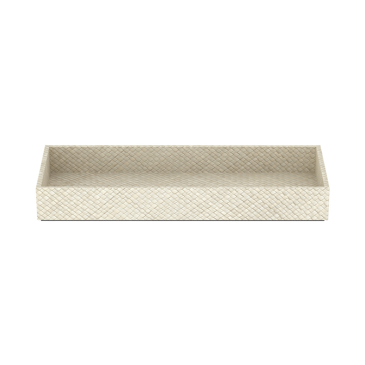 Natural Pandan Small Rectangular Bath Tray | Via Motif