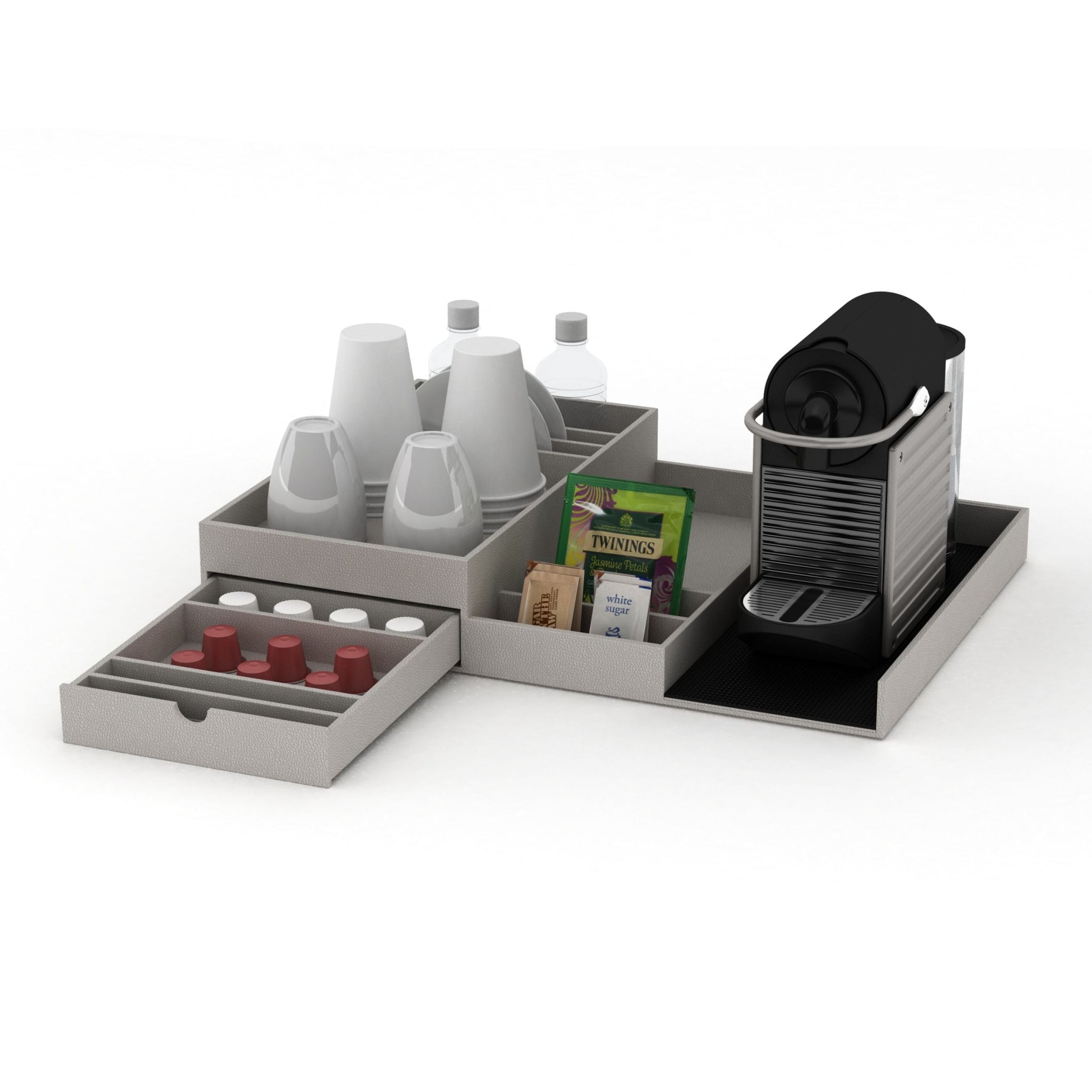 Multi-Level Coffee & Tea Organization Trays | Via Motif